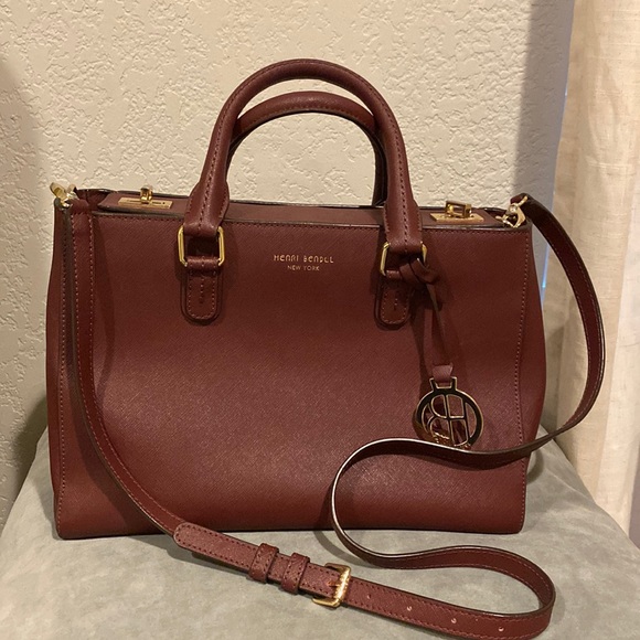 henri bendel | Bags | Henri Bendel Turlock Satchel Oxblood | Poshmark